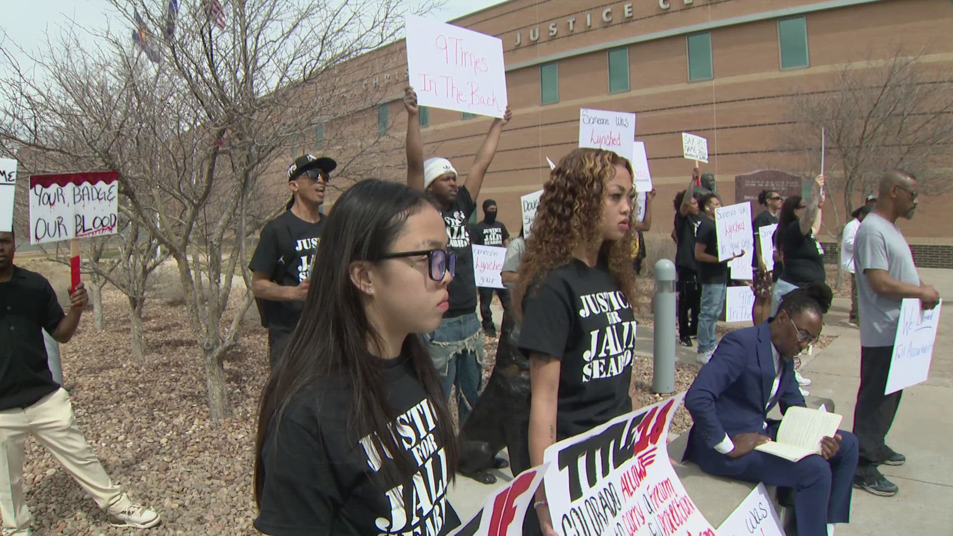 Family of man killed by deputy demands justice at protest | 9news.com