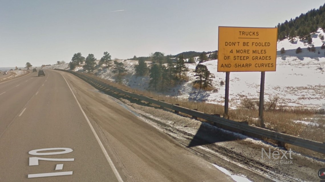 I-70's 'Don't be fooled' signs installed after 1989 runaway truck crash ...