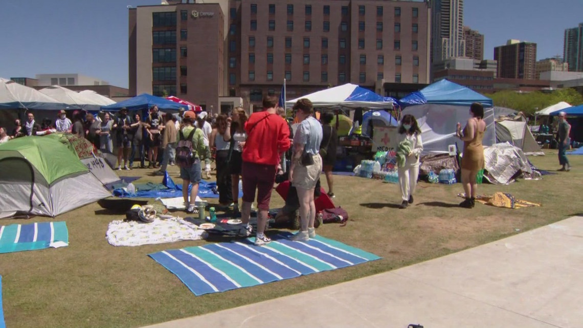 Student protest continues Tuesday on Auraria Campus | 9news.com