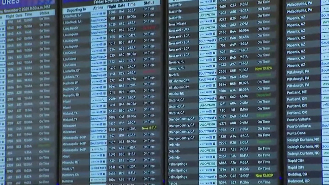 More than 800 flights delayed at Denver airport after ground delay ...