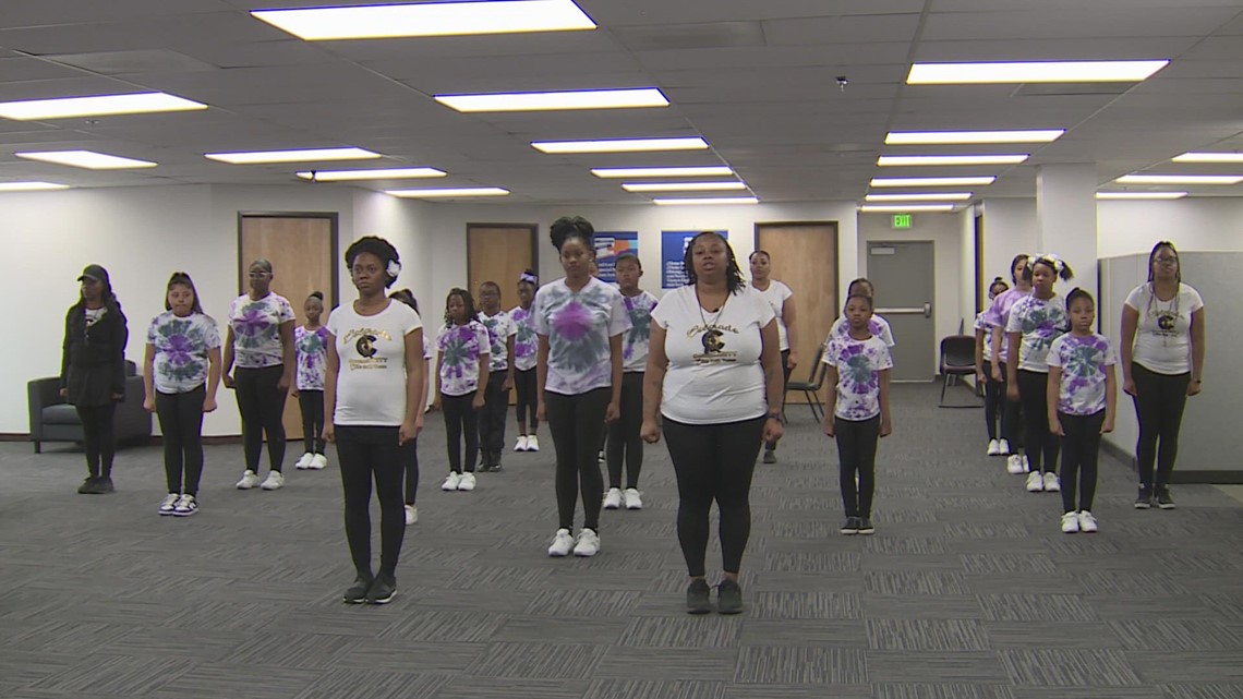 Youth drill team practices art of stepping | 9news.com