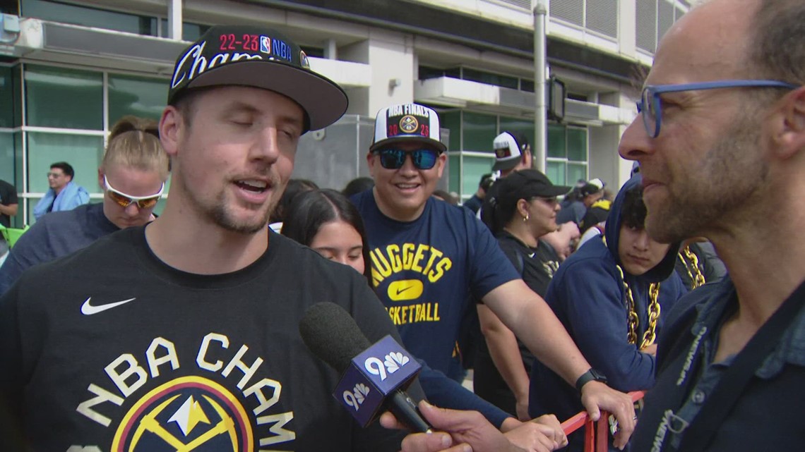 Reflecting on memories with Nuggets fans at the championship parade ...