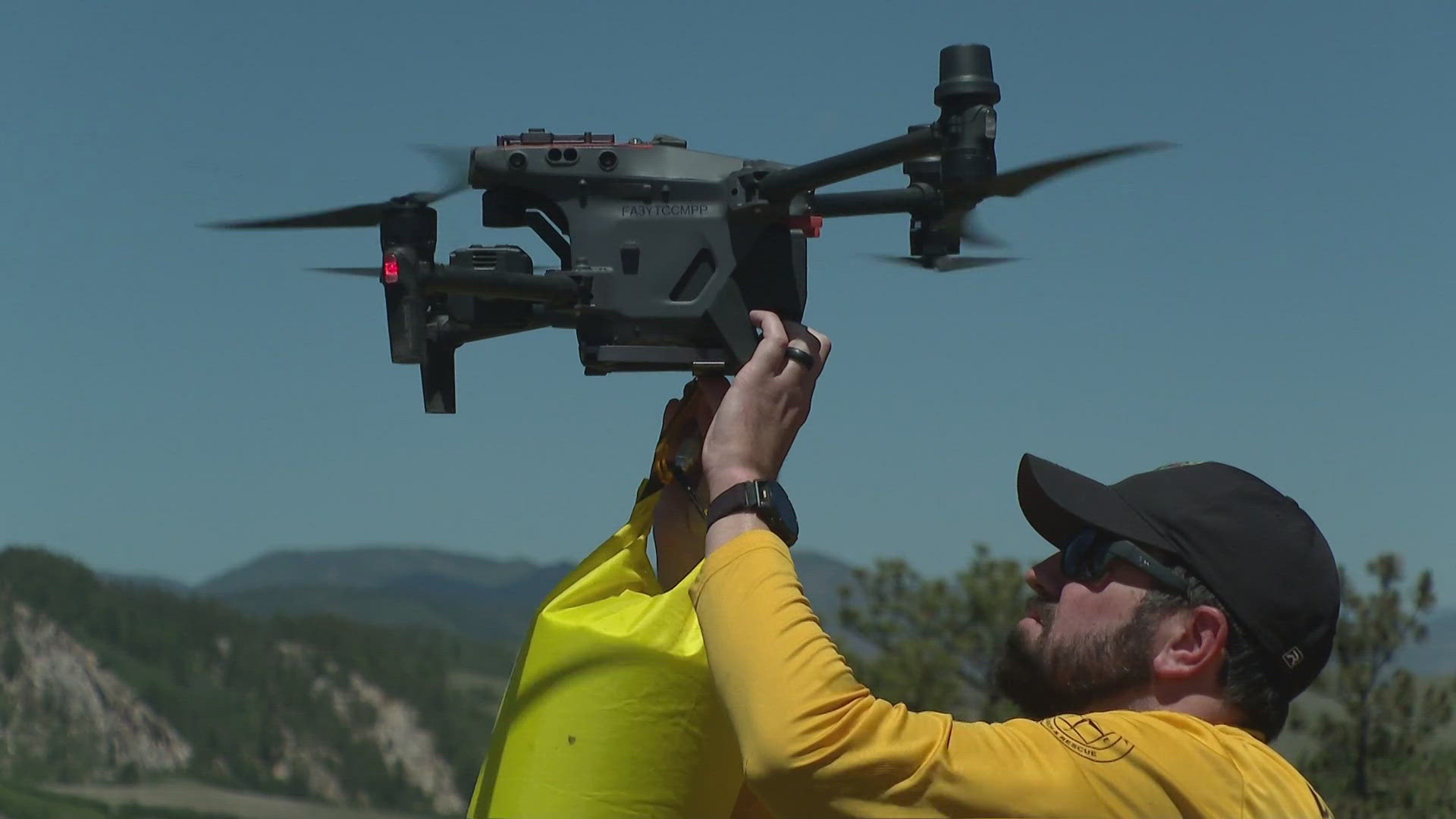 Search and rescue crews use drones to help in rugged terrain | 9news.com