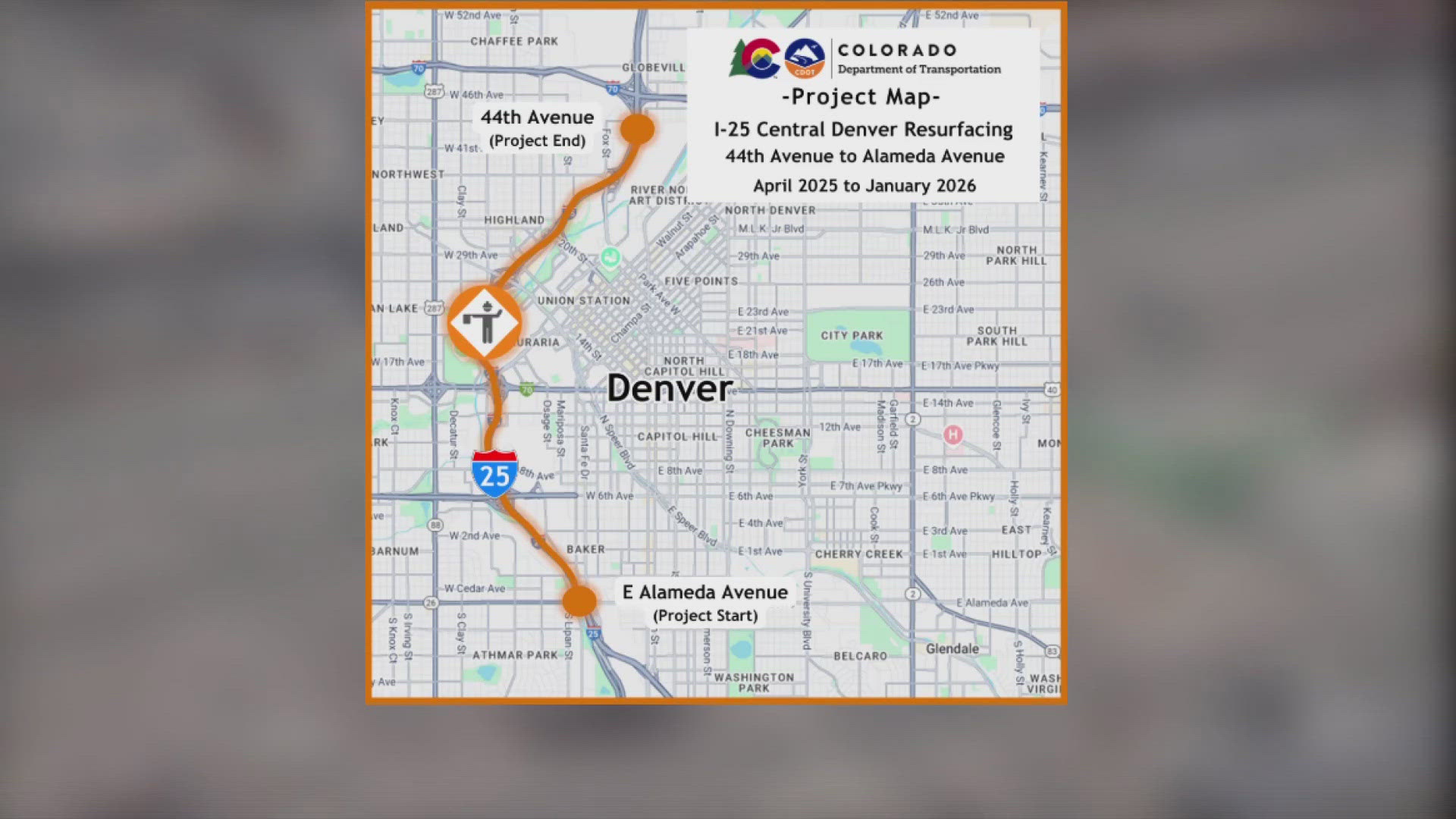Broadway and I-25 project in Denver: Detours in place for new ...