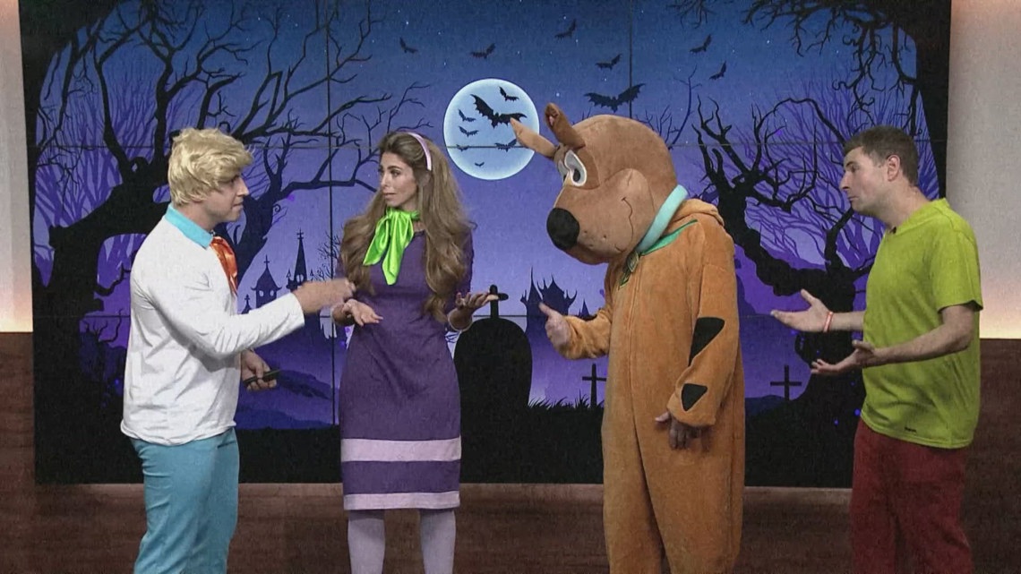 Jinkies! 9NEWS Mornings dresses as 'Scooby Doo' characters for ...