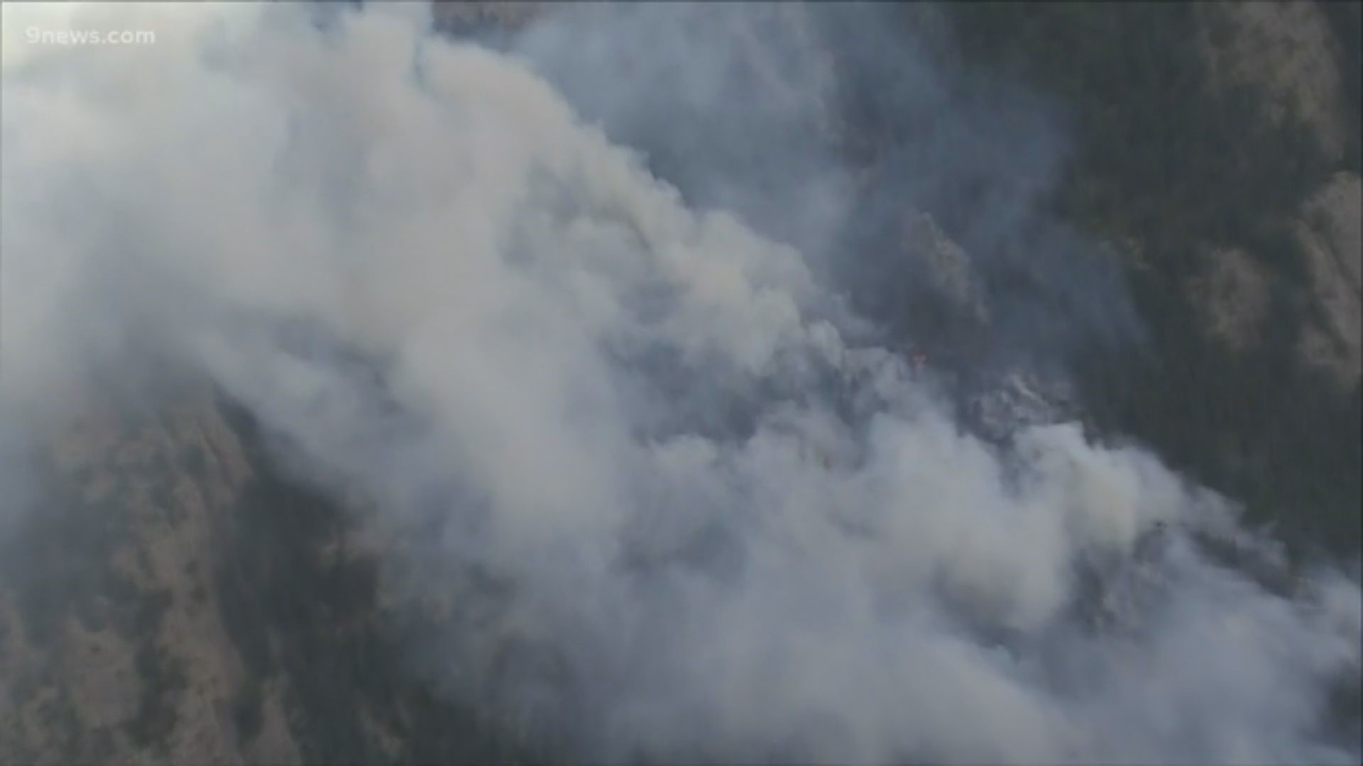 Wildfire burning near Evergreen, evacuations issued | 9news.com