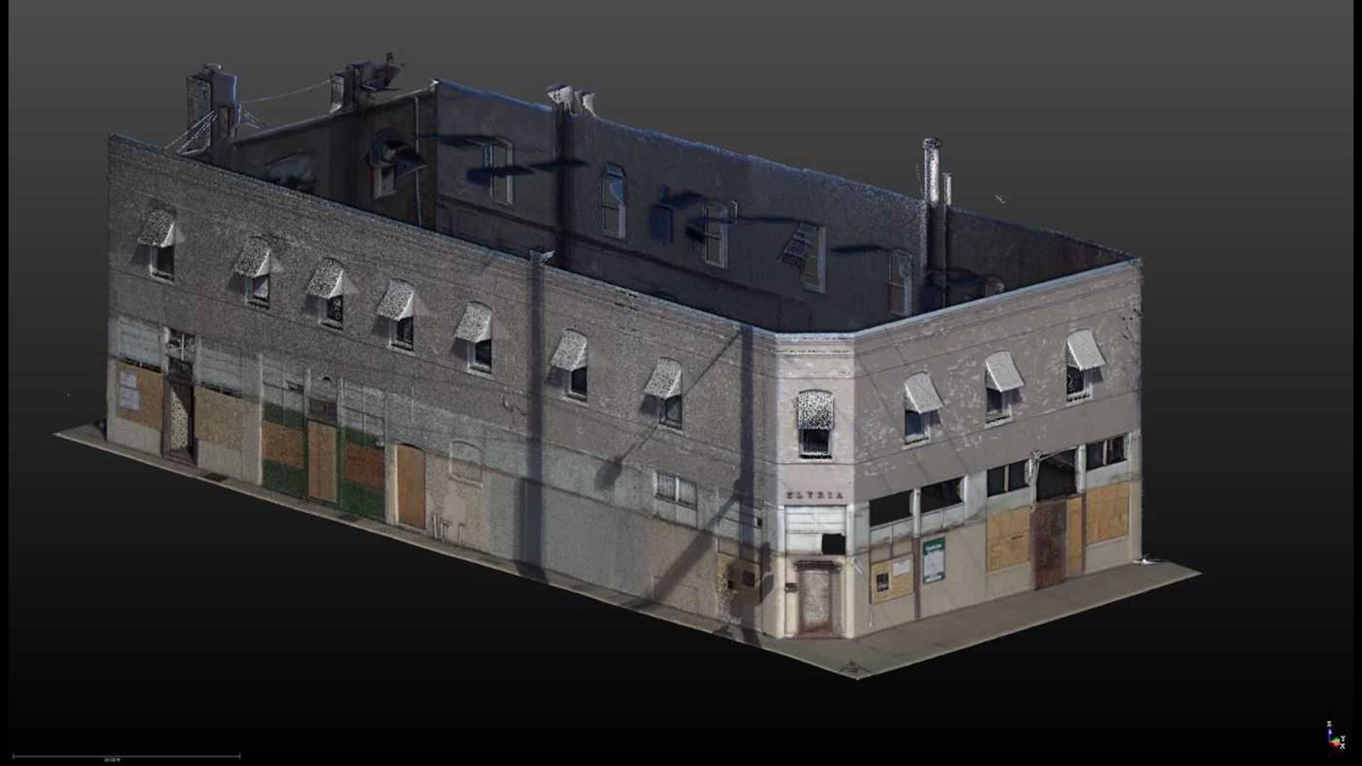 Historic building coming down in pieces to be rebuilt 40 feet away ...