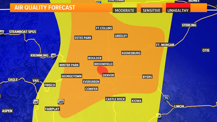Brown cloud could cause health issues for some in Denver, Colorado's ...