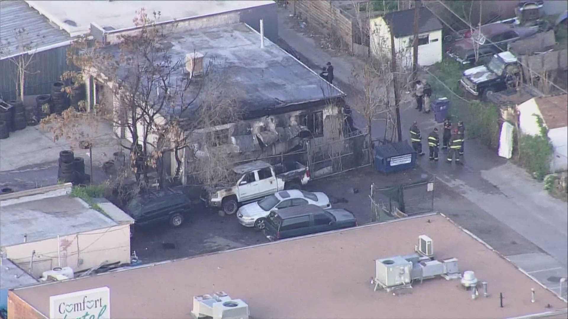 Firefighters respond to early morning fire in Denver | 9news.com