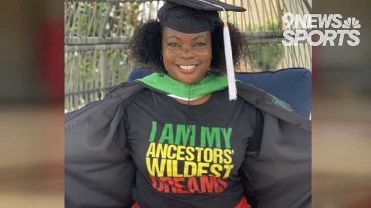 DU coach Doshia Woods proudly wears all of her identities | 9news.com