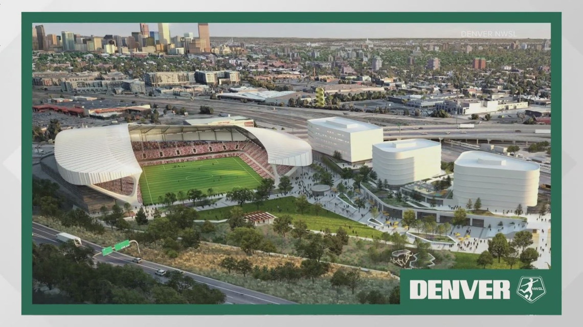Denver NWSL team reveals plan for 14,500-seat soccer stadium | 9news.com