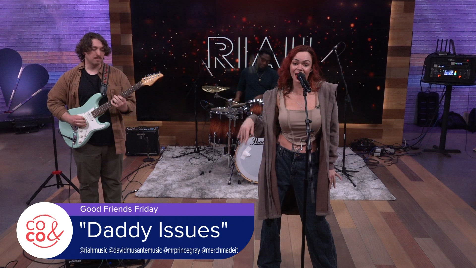 Riah is Back on Good Friends Friday Performing 'Daddy Issues' | 9news.com