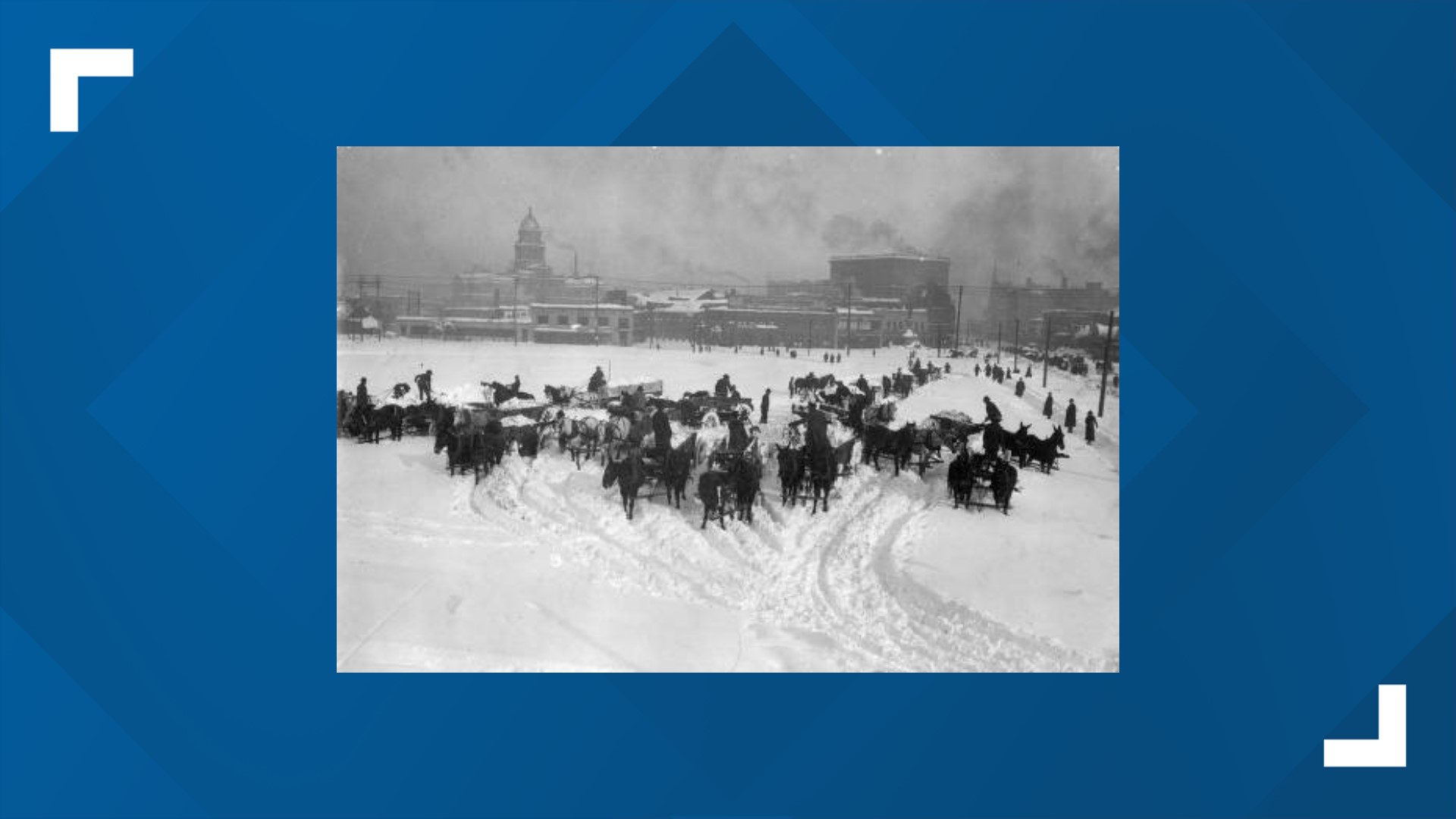 Vintage photos of Denver in the snow | 9news.com