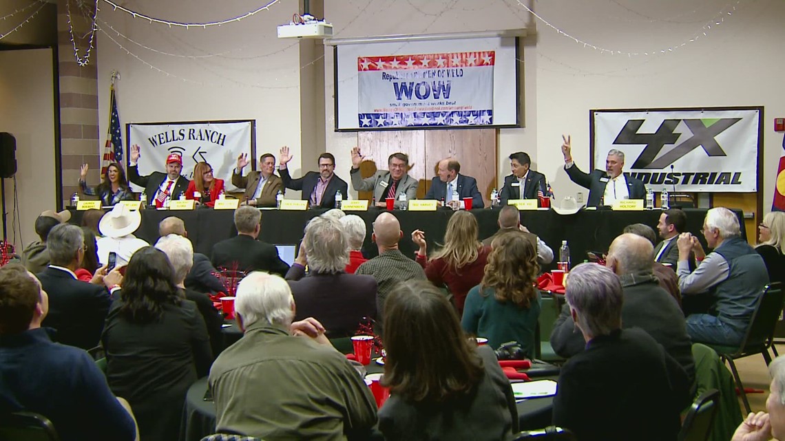 Republican CD4 candidates celebrate their arrests at primary debate ...