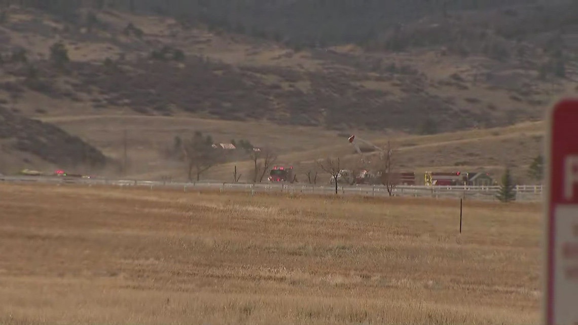 Wildfire burning west of Berthoud in Larimer County fully contained ...