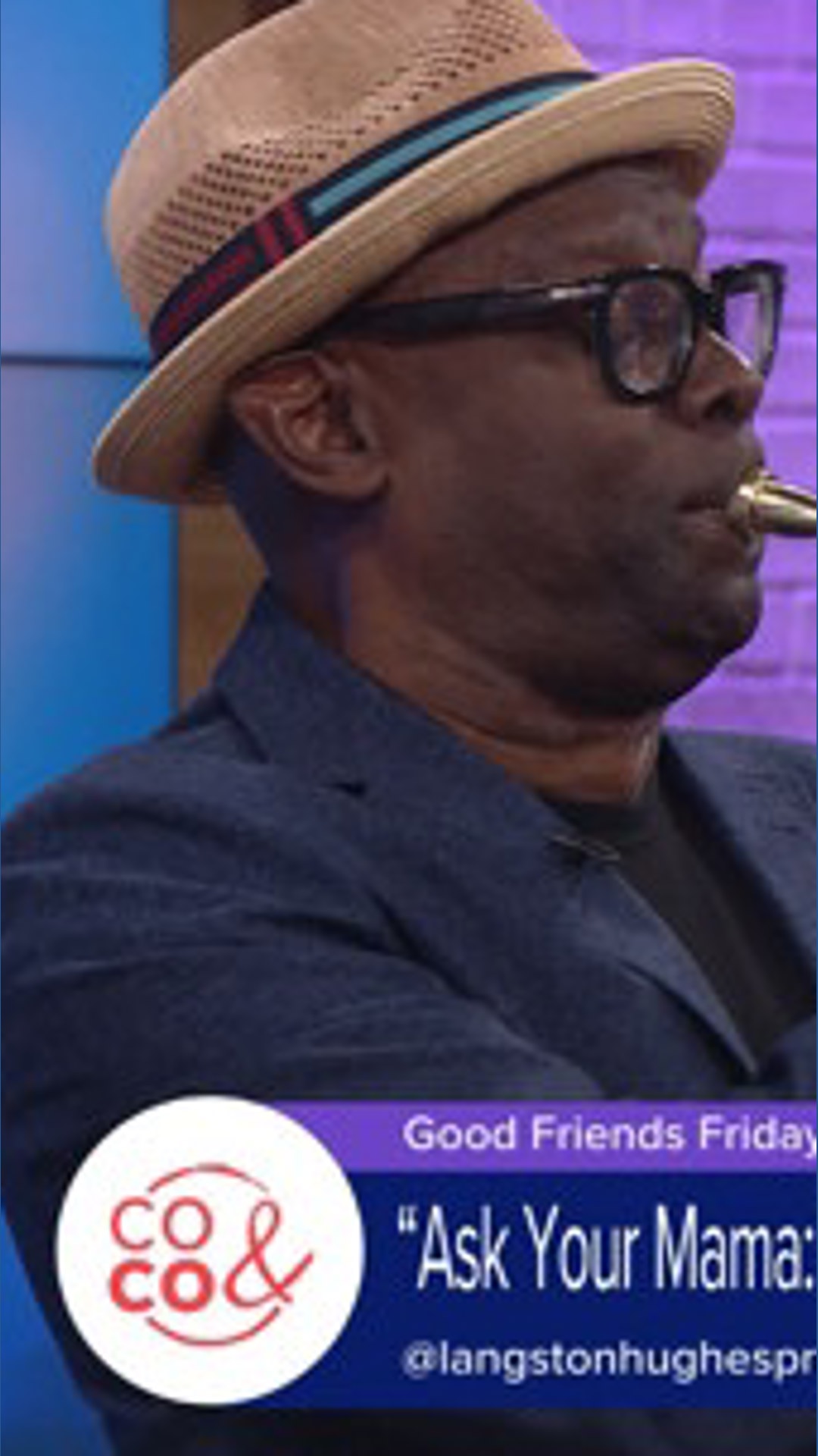 Dr. Ron McCurdy of the Langston Hughes Project takes the Good Friends ...