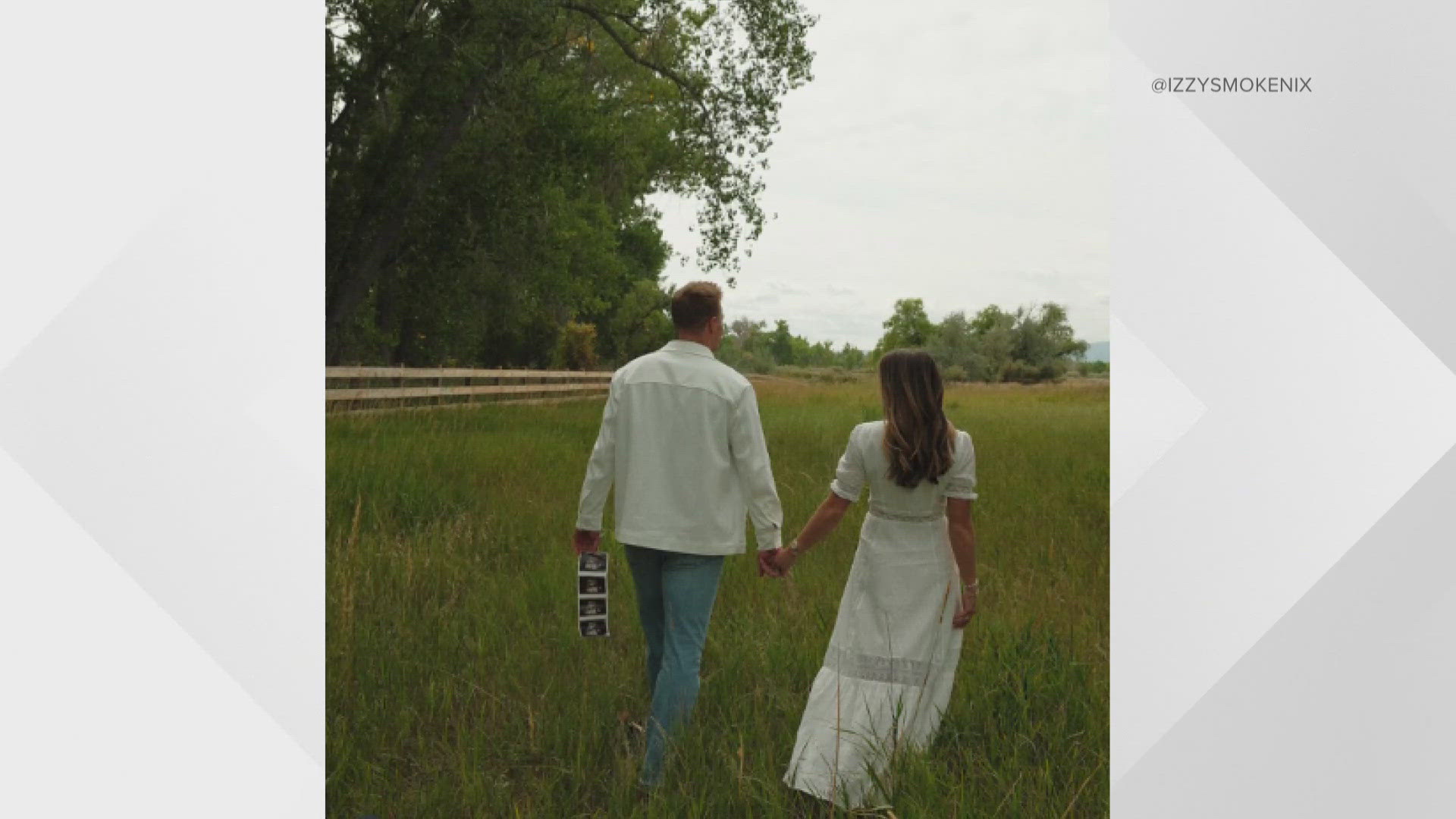 Bo Nix and wife Izzy expect first child | 9news.com