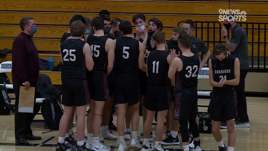 Chatfield boys basketball beats Ralston Valley CHSAA 2021 | 9news.com