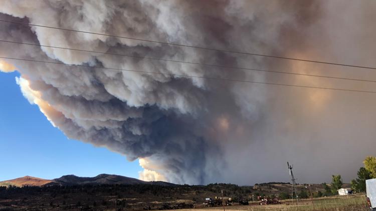 Photos of Cameron Peak Fire: Smoke in Fort Collins, Loveland | 9news.com