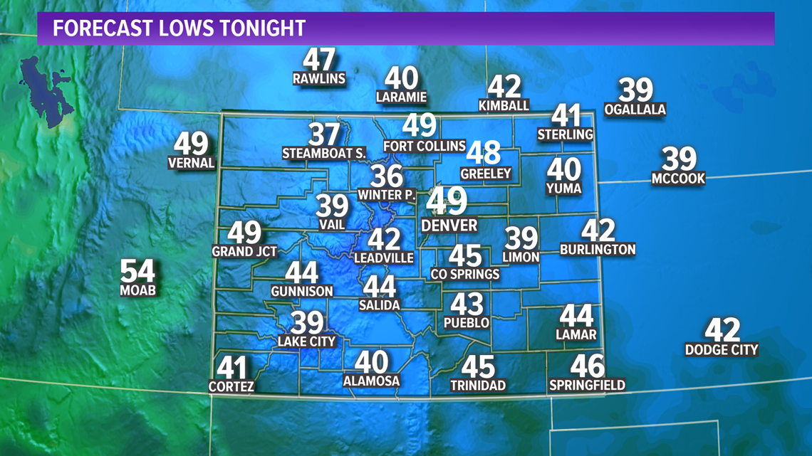 Denver, Colorado, Front Range weather forecast | 9news.com
