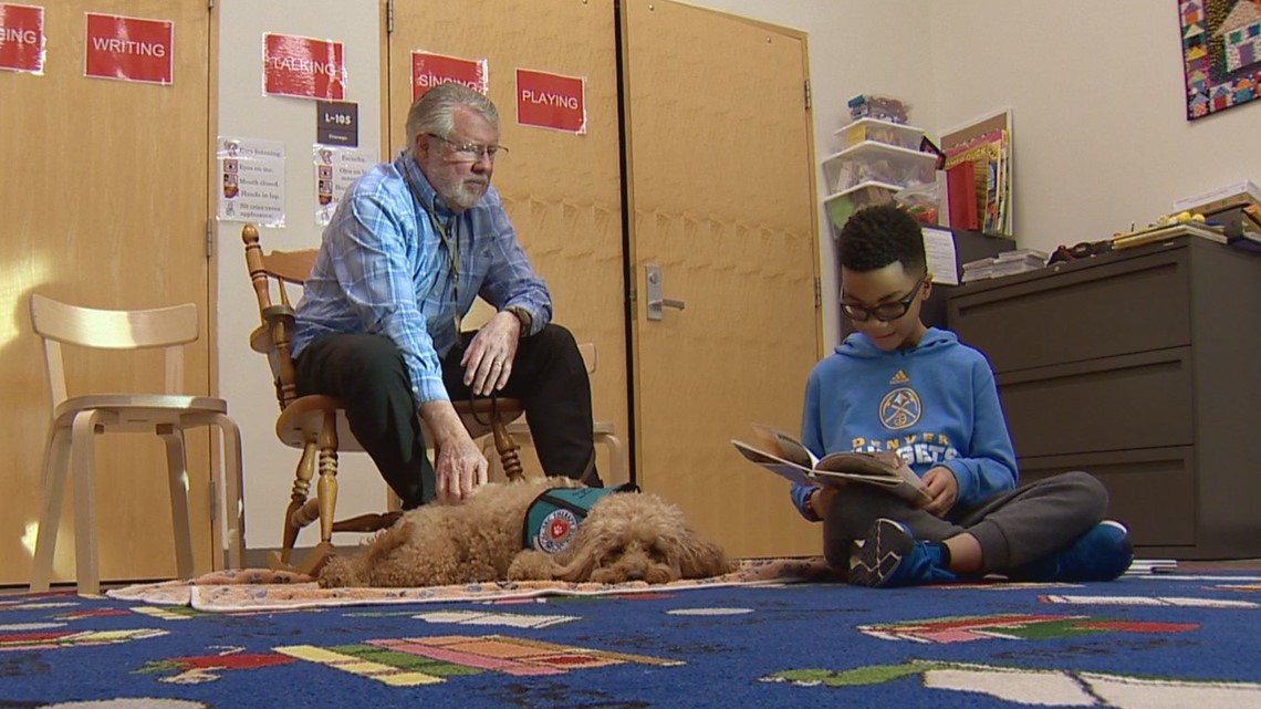 Therapy dogs help kids learn to read at the Westminster Public Library ...