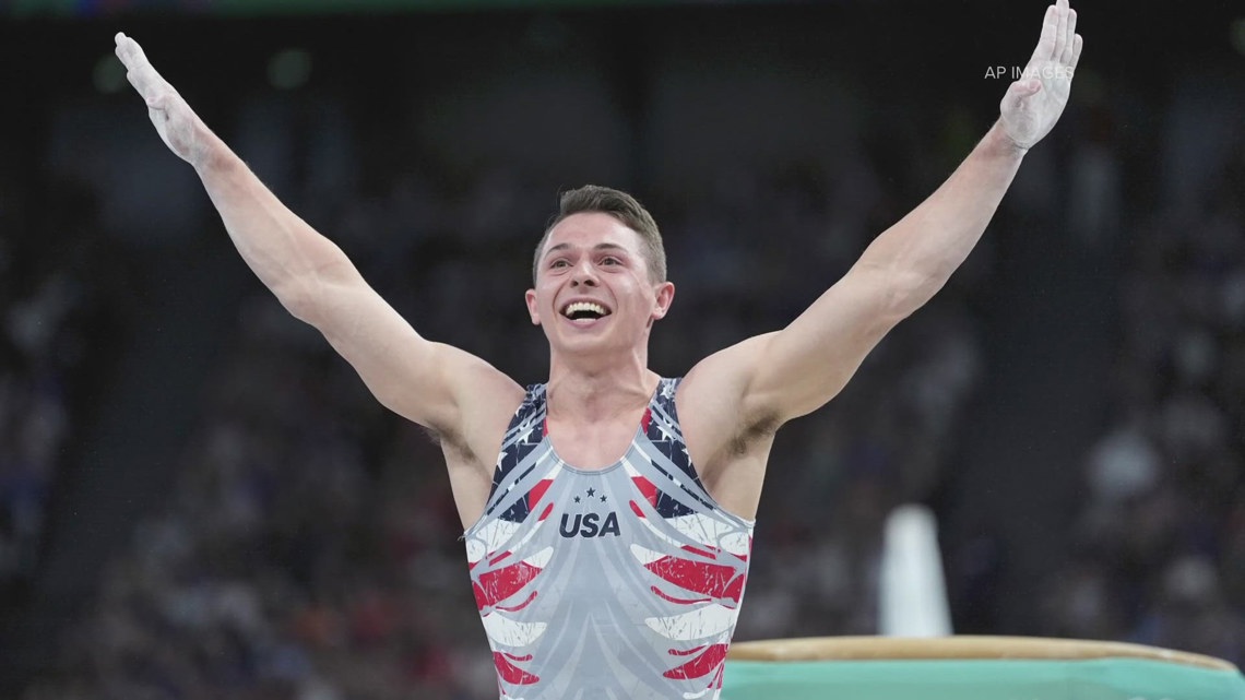 US men's gymnastics team makes history at Paris Olympics | 9news.com