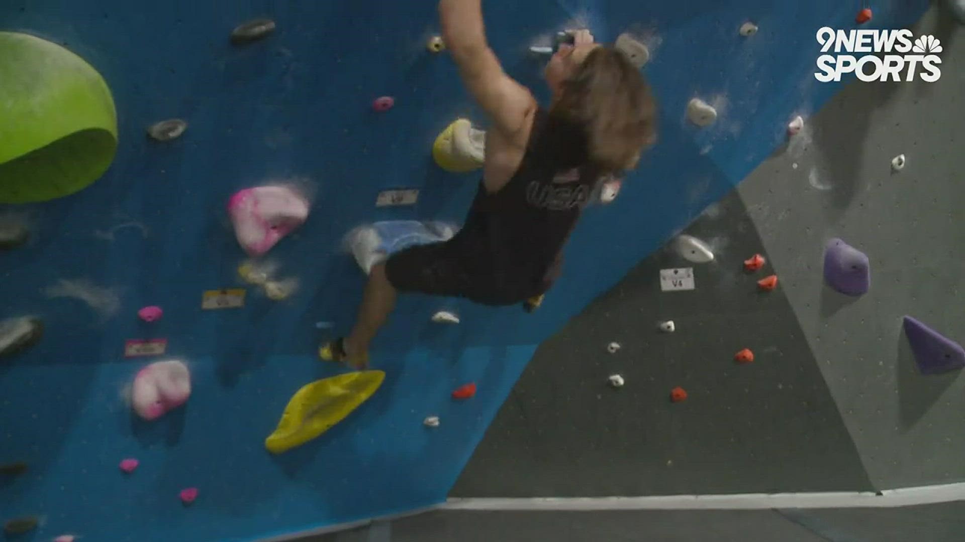 Jordan Fishman is climbing toward a world championship | 9news.com