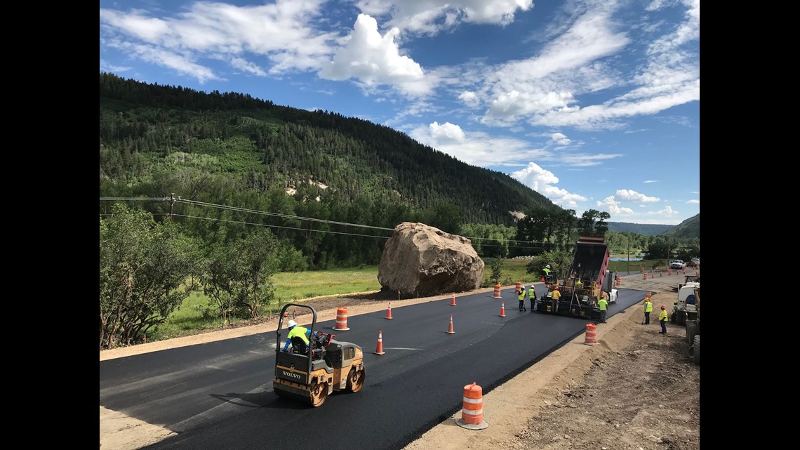 That huge rock that fell on a Colorado highway is officially a landmark ...