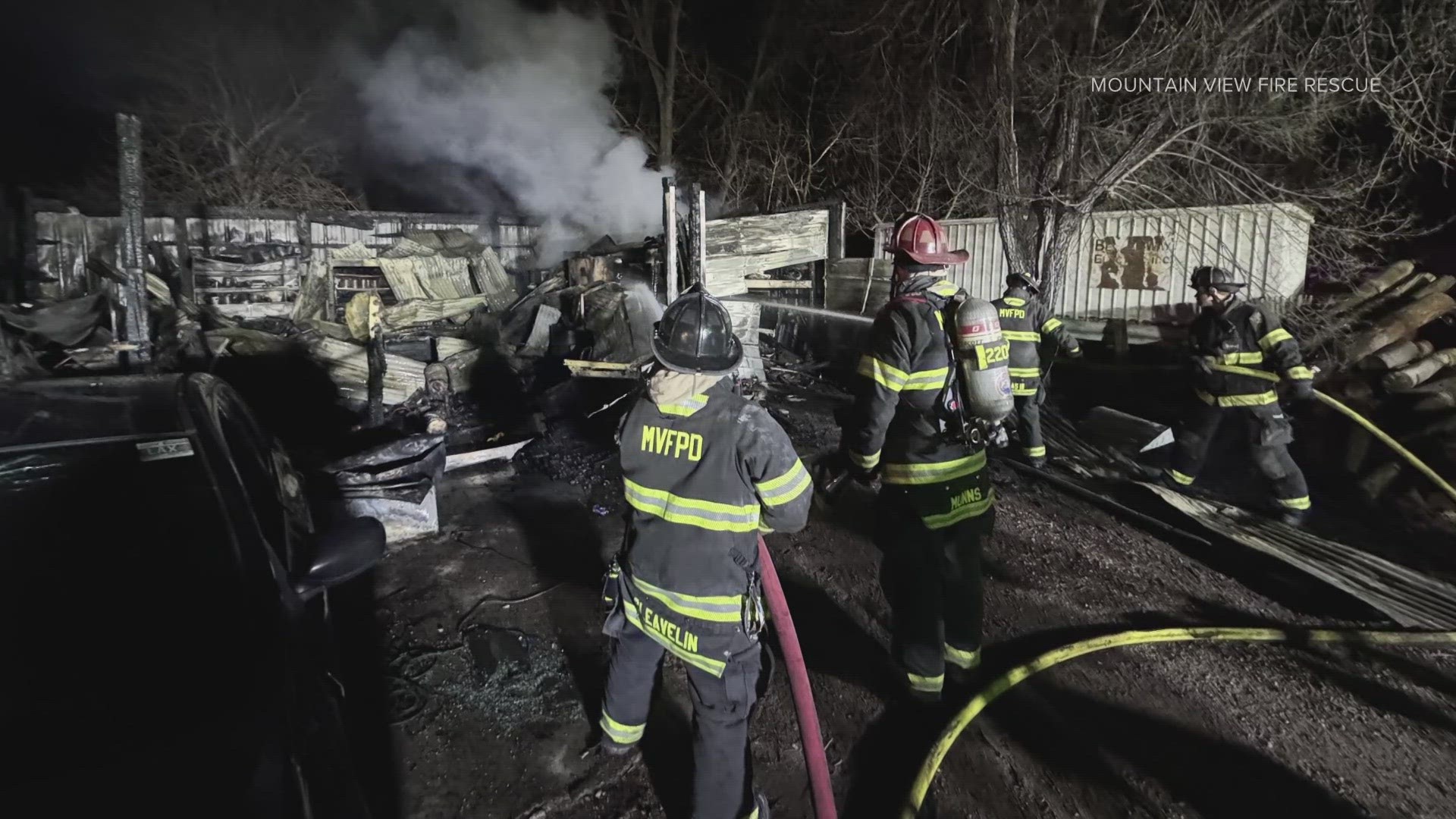 Firefighters battle early morning house fire | 9news.com
