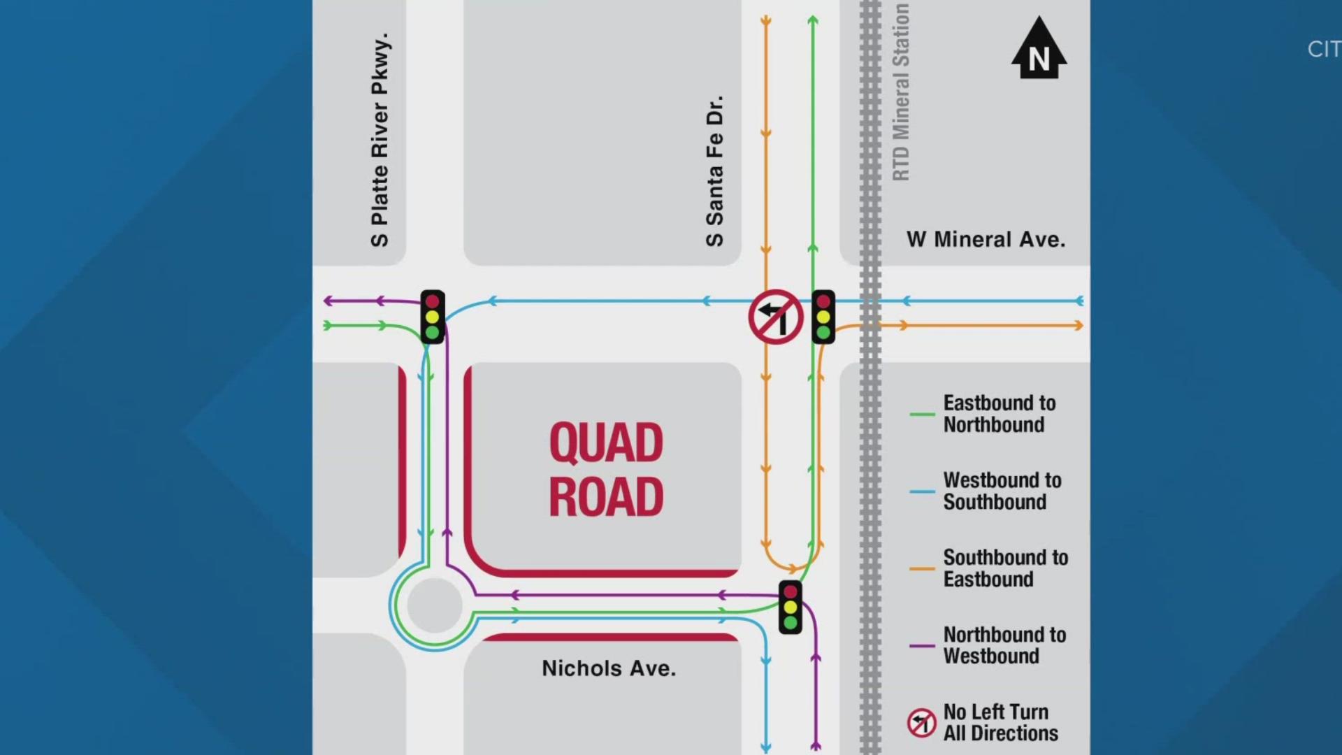 Littleton breaks ground on 'quad road' | 9news.com