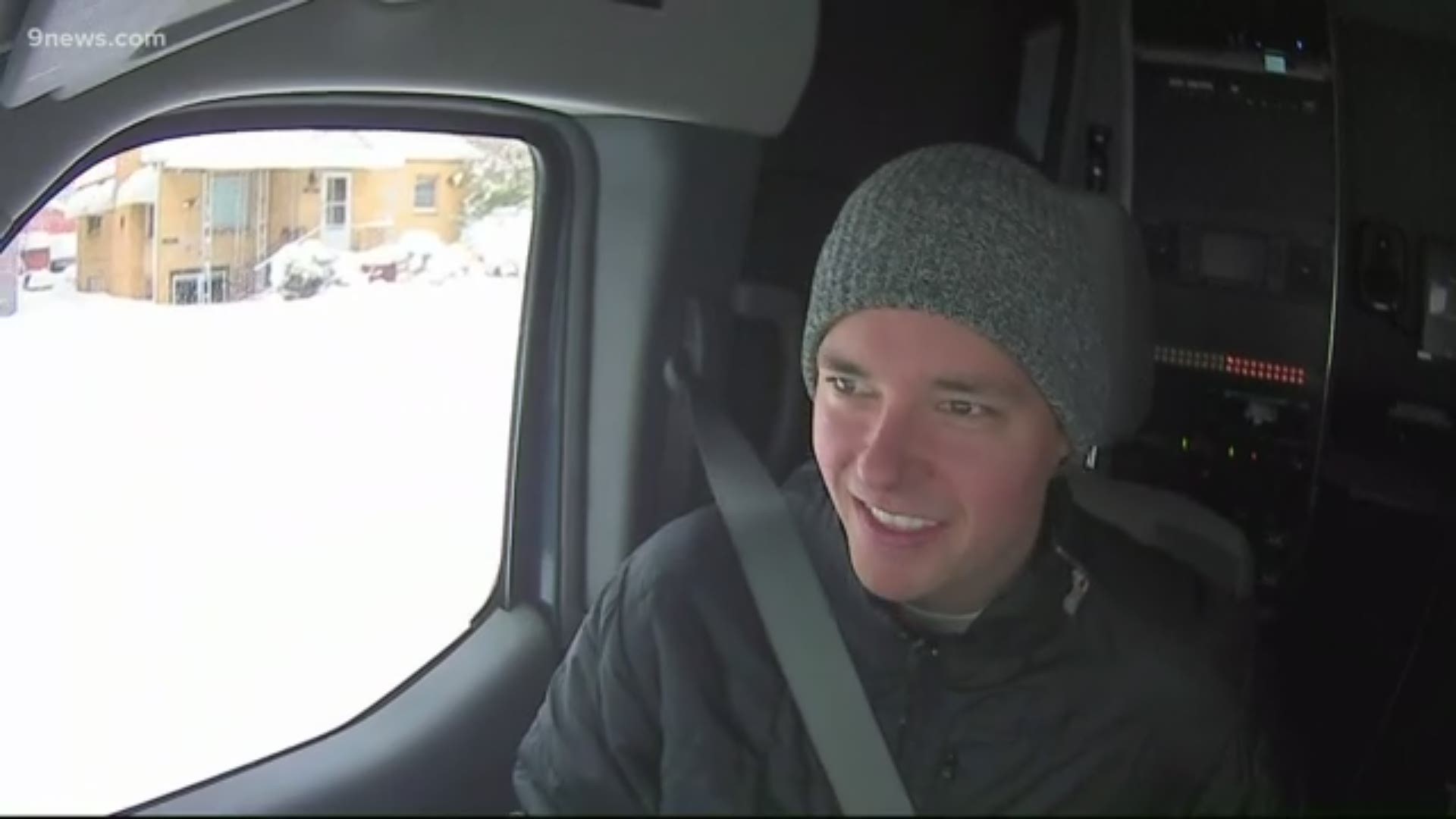 What's it like for reporters covering a snow storm? Noel Brennan shows ...