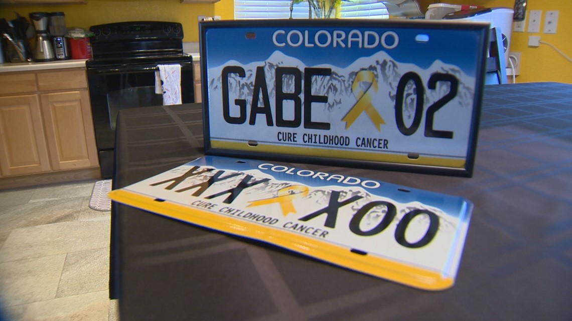 15-year-old tumor survivor creates license plate to bring awareness to ...
