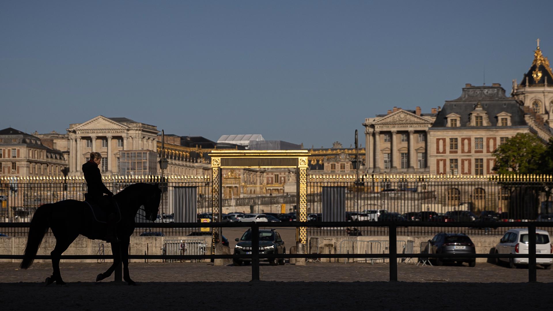 Versailles equestrian venue readying for horses at Paris Olympics ...