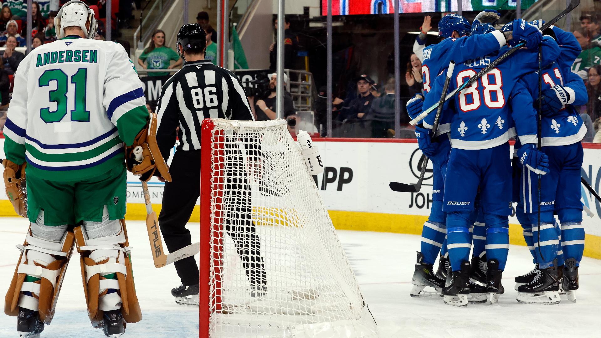 Nelson scores twice in 3rd as Avalanche rally past Hurricanes, 5-3 ...