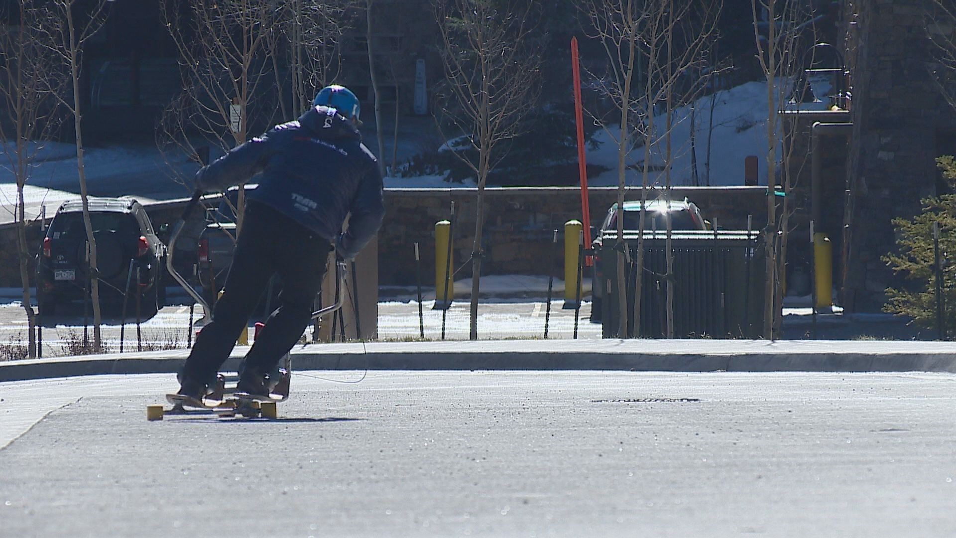 New invention teaches skiing on the streets when there’s no snow ...