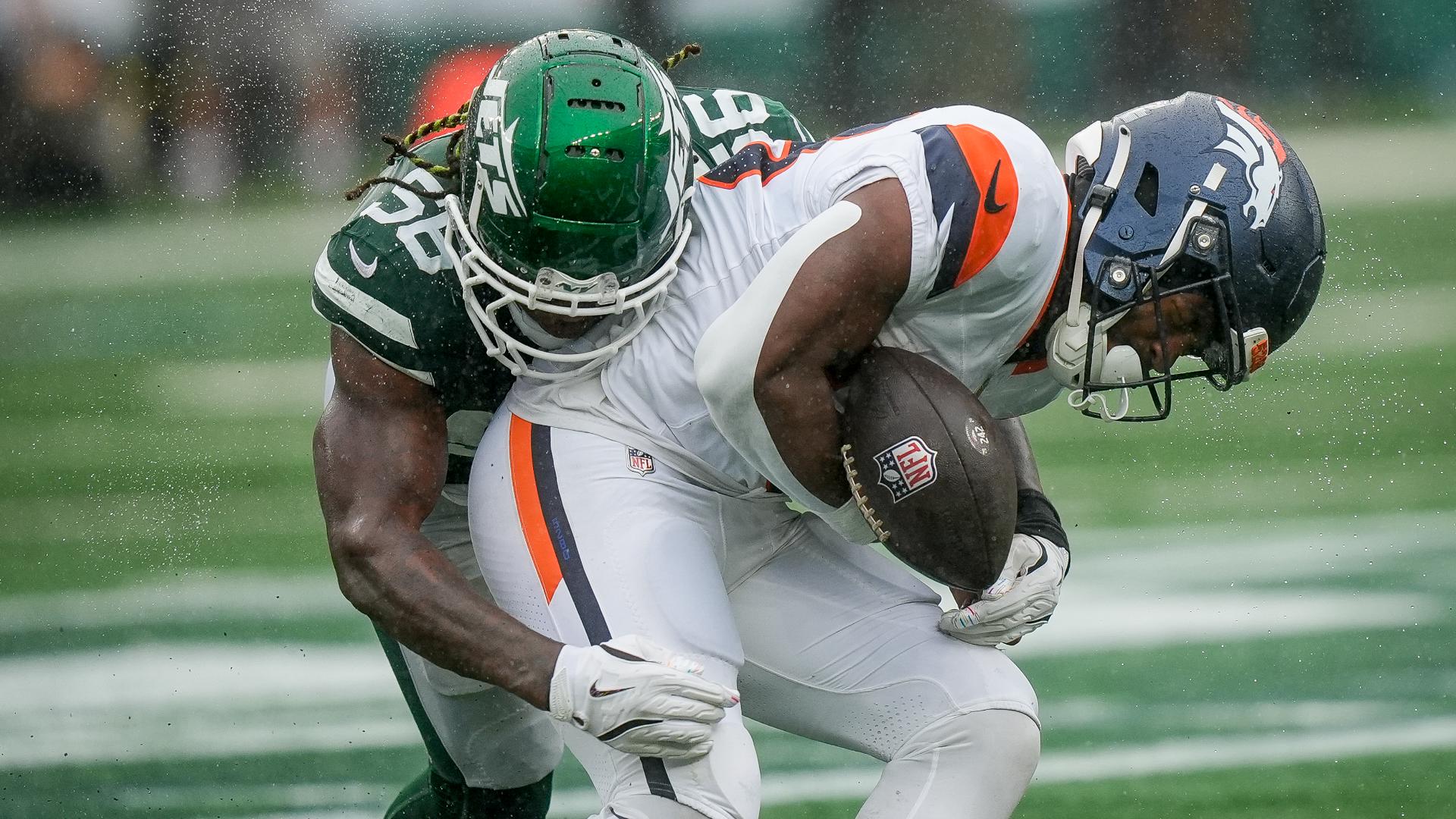 Broncos RB Tyler Badie out at least 4 weeks with back injury | 9news.com