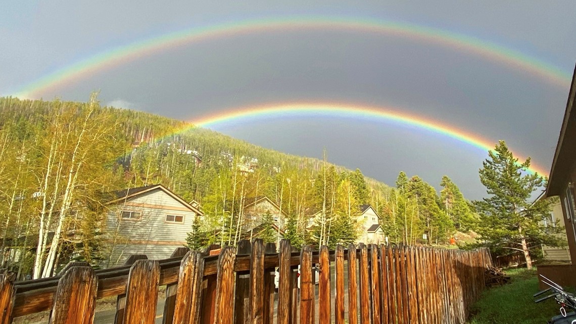 Double rainbows spotted over Denver on Wednesday | 9news.com