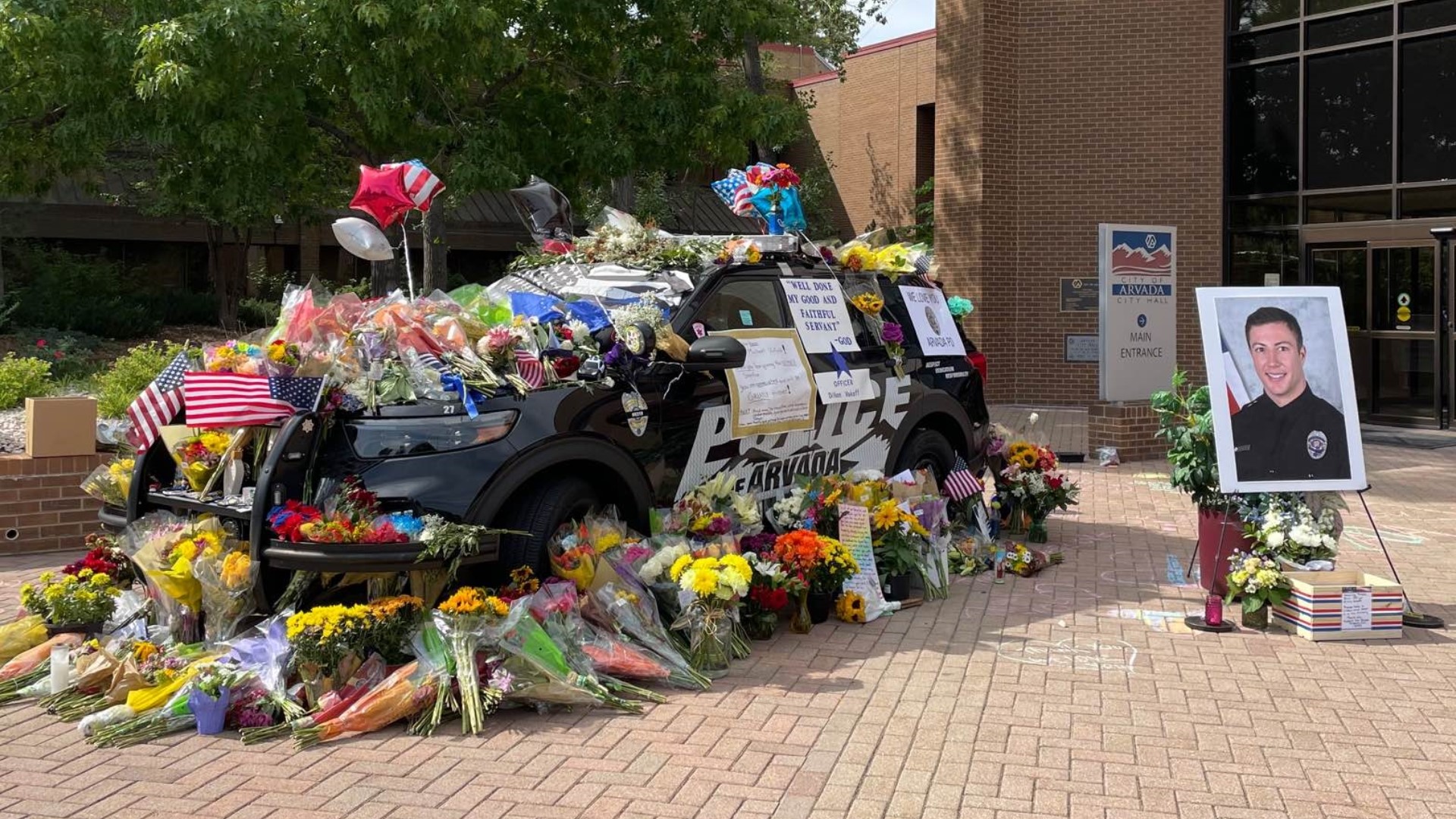 Arvada Police officer's memorial to be held Friday | 9news.com