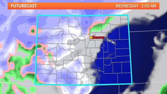 Winter storm heading for Colorado: How much snow to expect | 9news.com