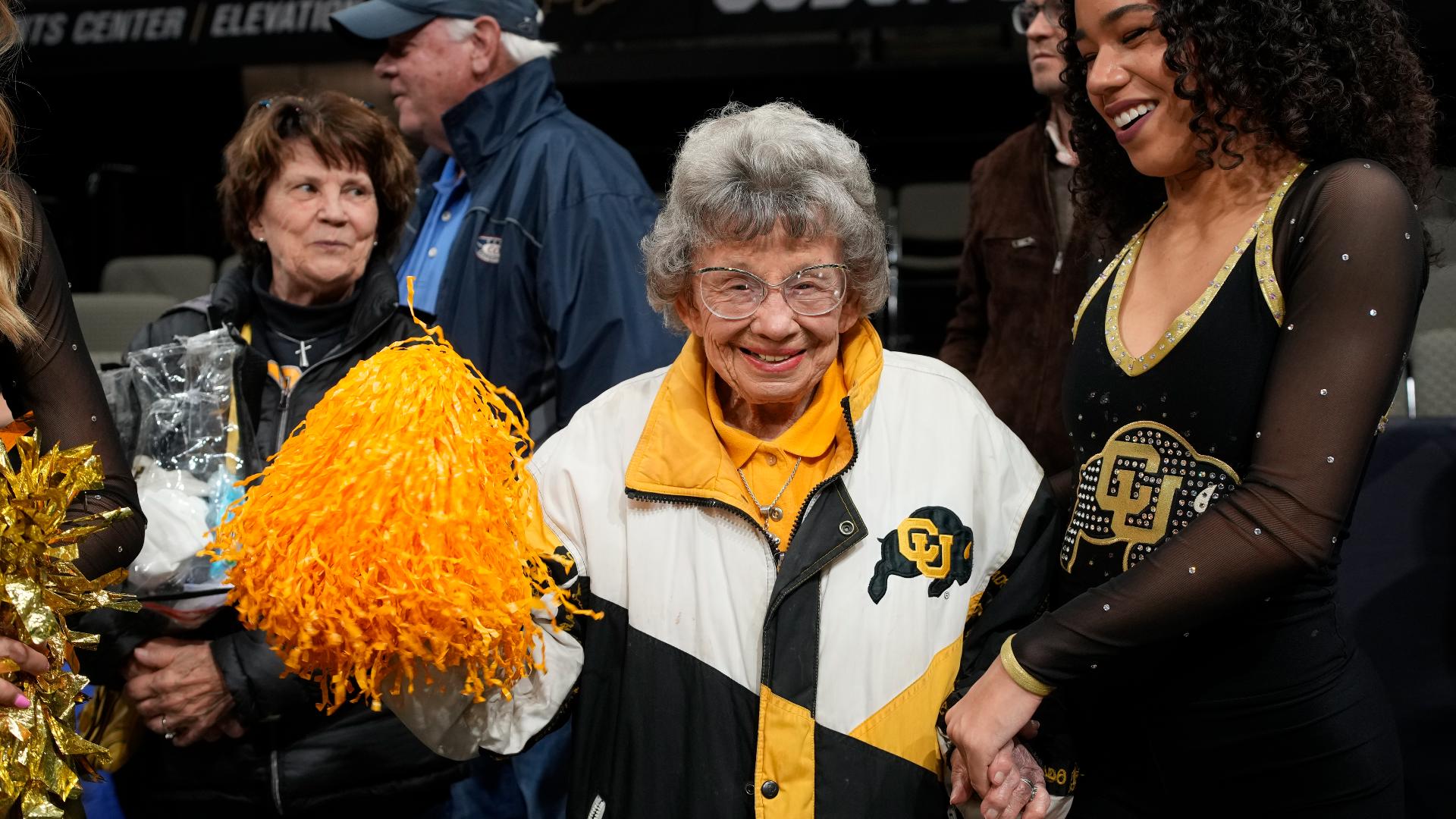 Colorado Buffaloes superfan Peggy Coppom turning 100 | 9news.com