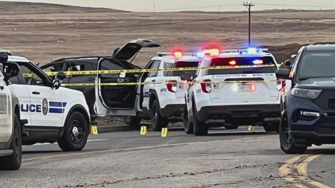 2 bank robbery suspects arrested after shooting involving Thornton ...
