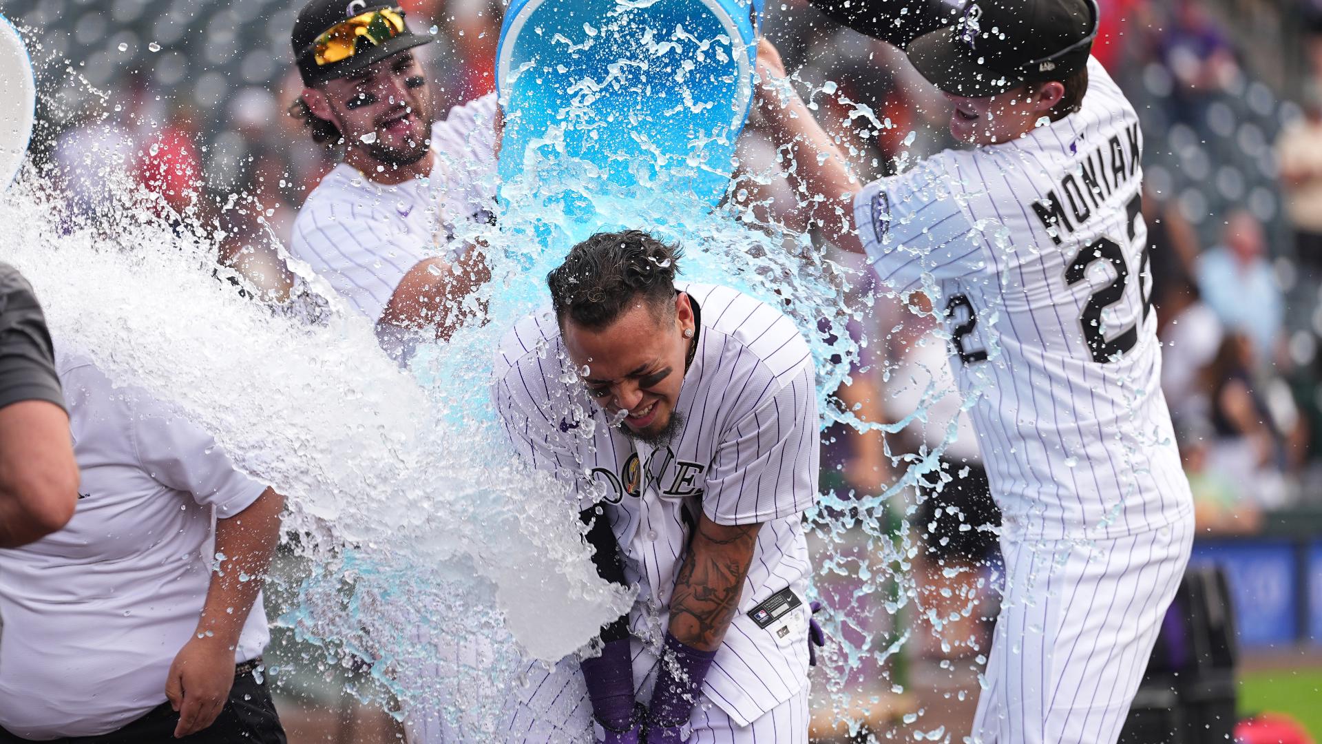 Rockies win final game of home series against San Francisco | 9news.com