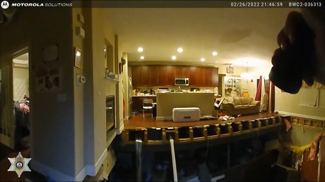 Body camera video from floor collapse in Colorado | 9news.com