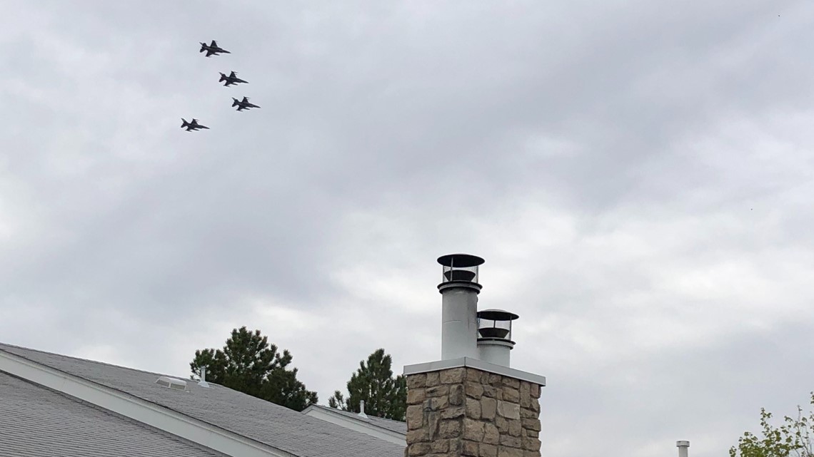 WATCH: Airplane parade flies over Denver metro area on May 14 | 9news.com