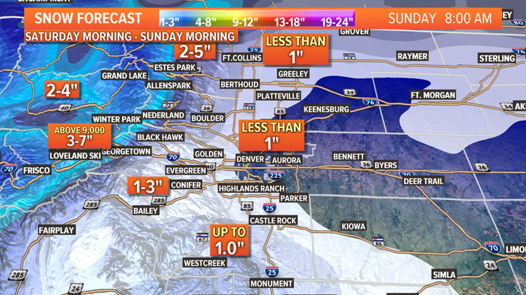 Denver, Colorado, Front Range weather forecast | 9news.com