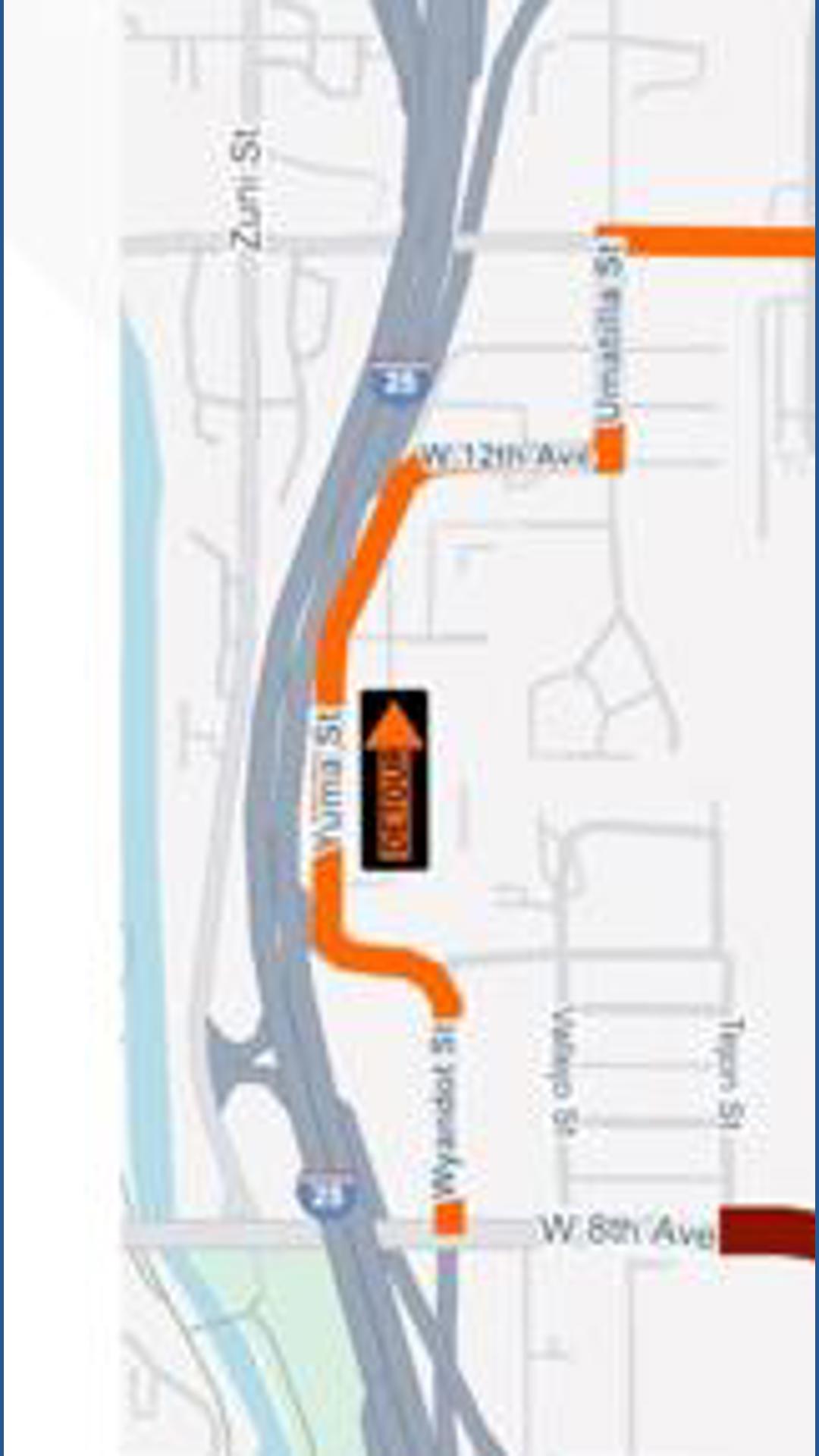 Denver closes W. 8th Avenue viaduct for weekend maintenance | 9news.com