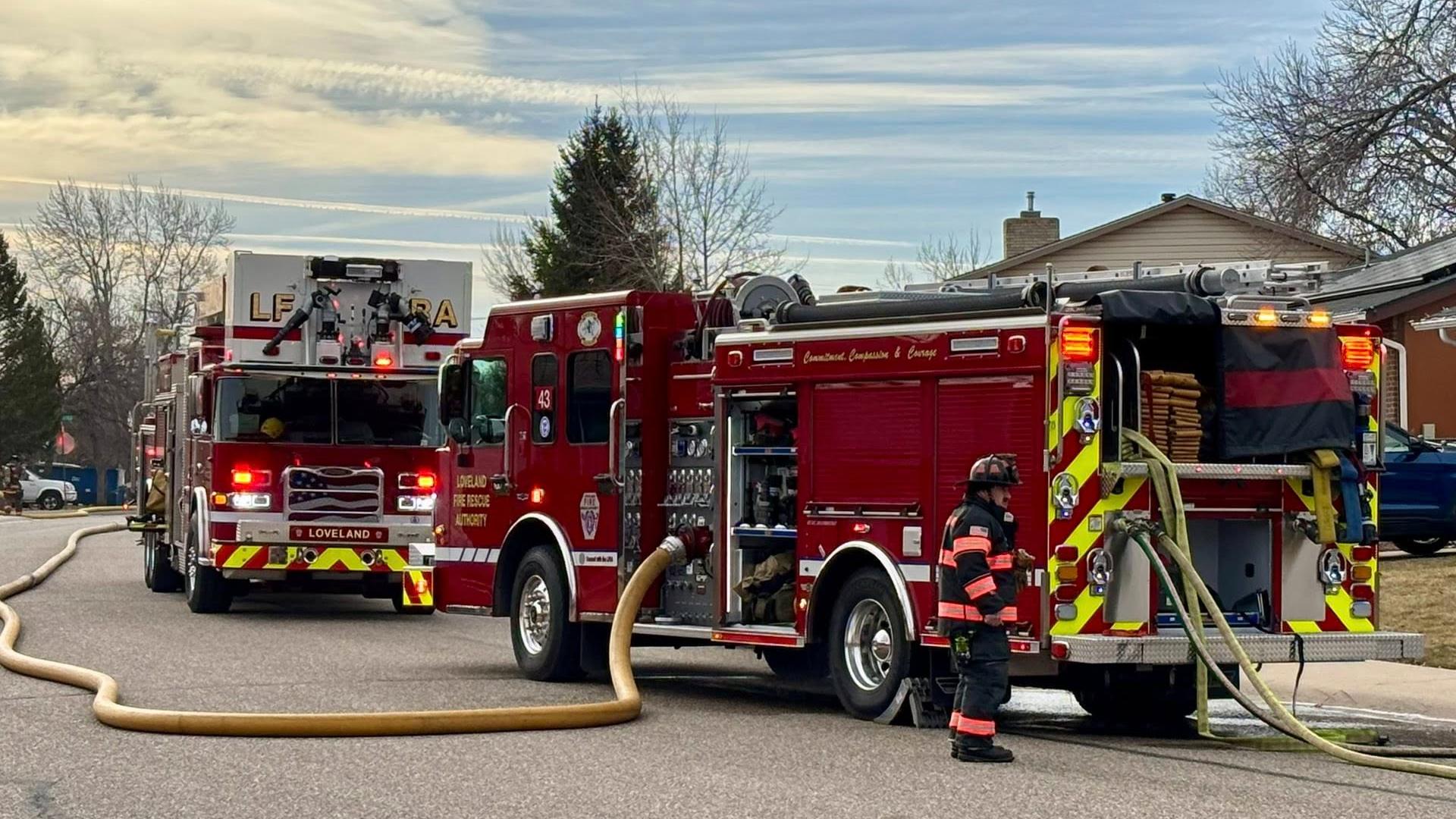 1 critically injured in Loveland house fire | 9news.com