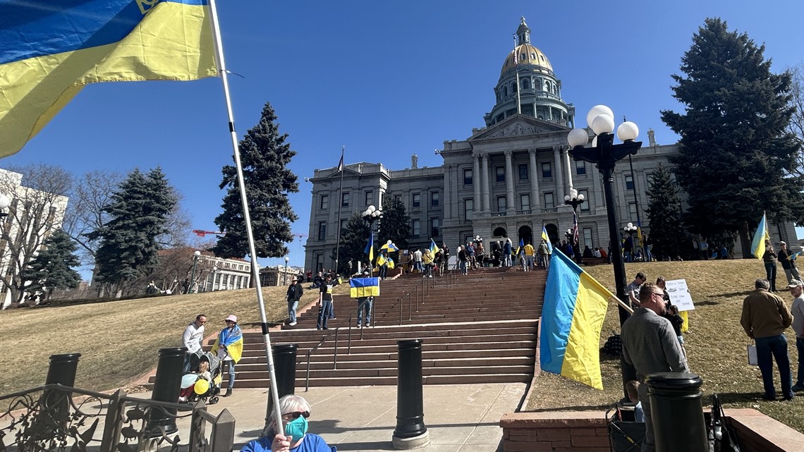Colorado rally marks two years since Russian invasion of Ukraine ...