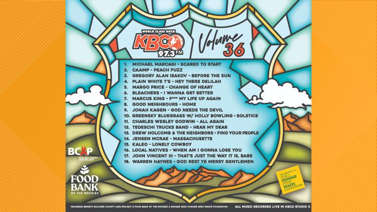 KCBO's Studio C Volume 36 album Dec. 7 at King Soopers stores | 9news.com