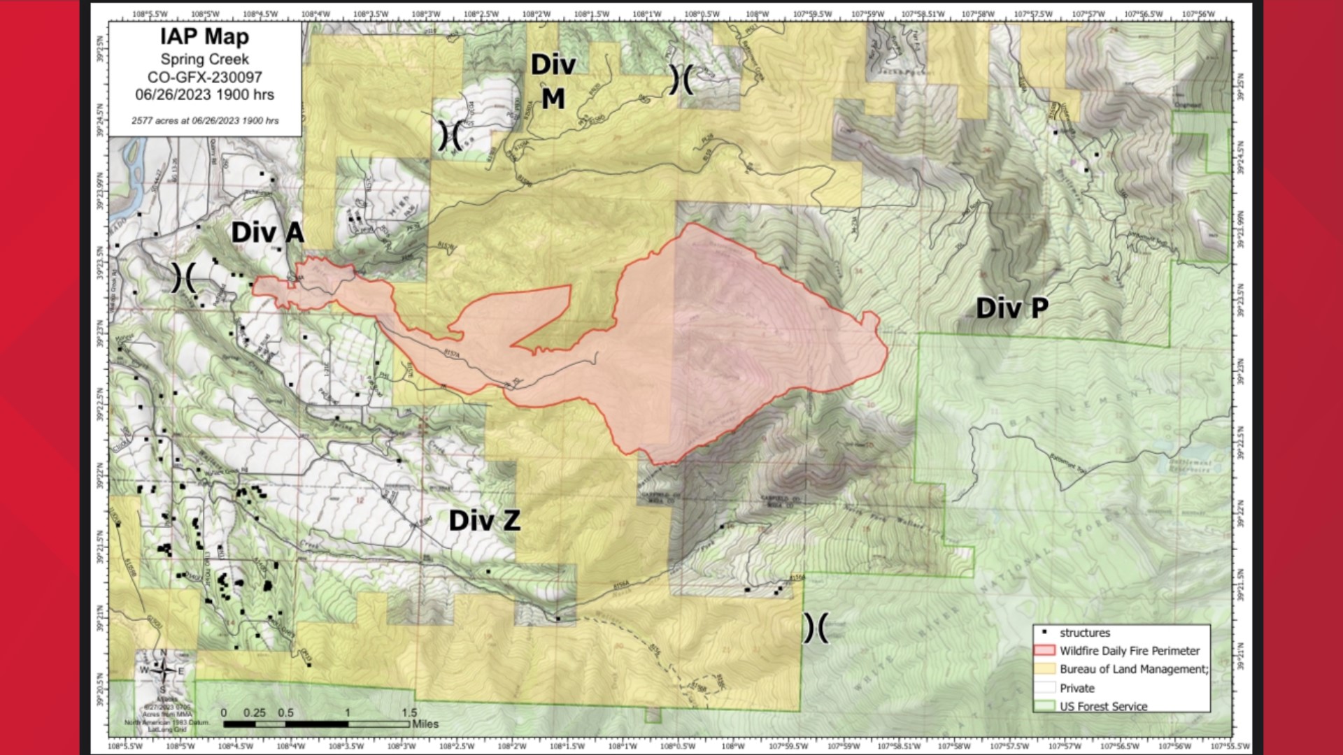 Spring Creek Fire burns 2,900 acres: Smoke enters Denver | 9news.com